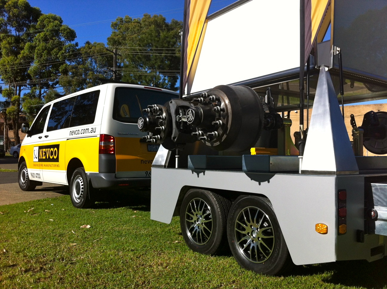 Axle Display Trailer - Nevco Engineering