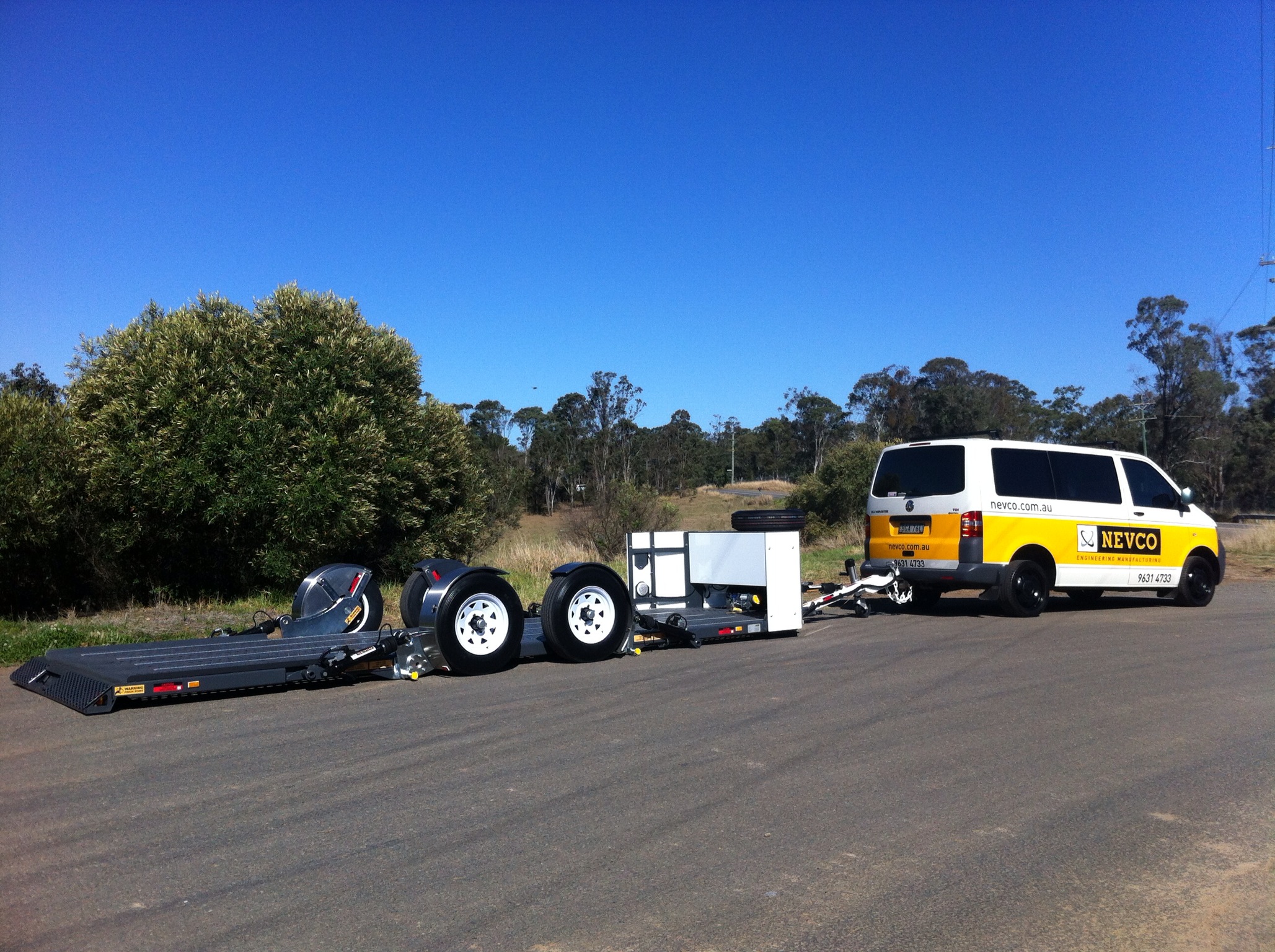 DUAL AXLE FLAT LOADING - Nevco Engineering